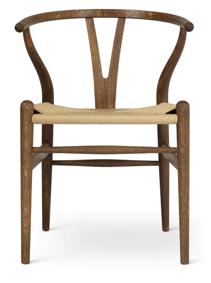 Carl Hansen & Søn CH24 Y-Stolen, Røkt eik / Naturflett - Forma Studio